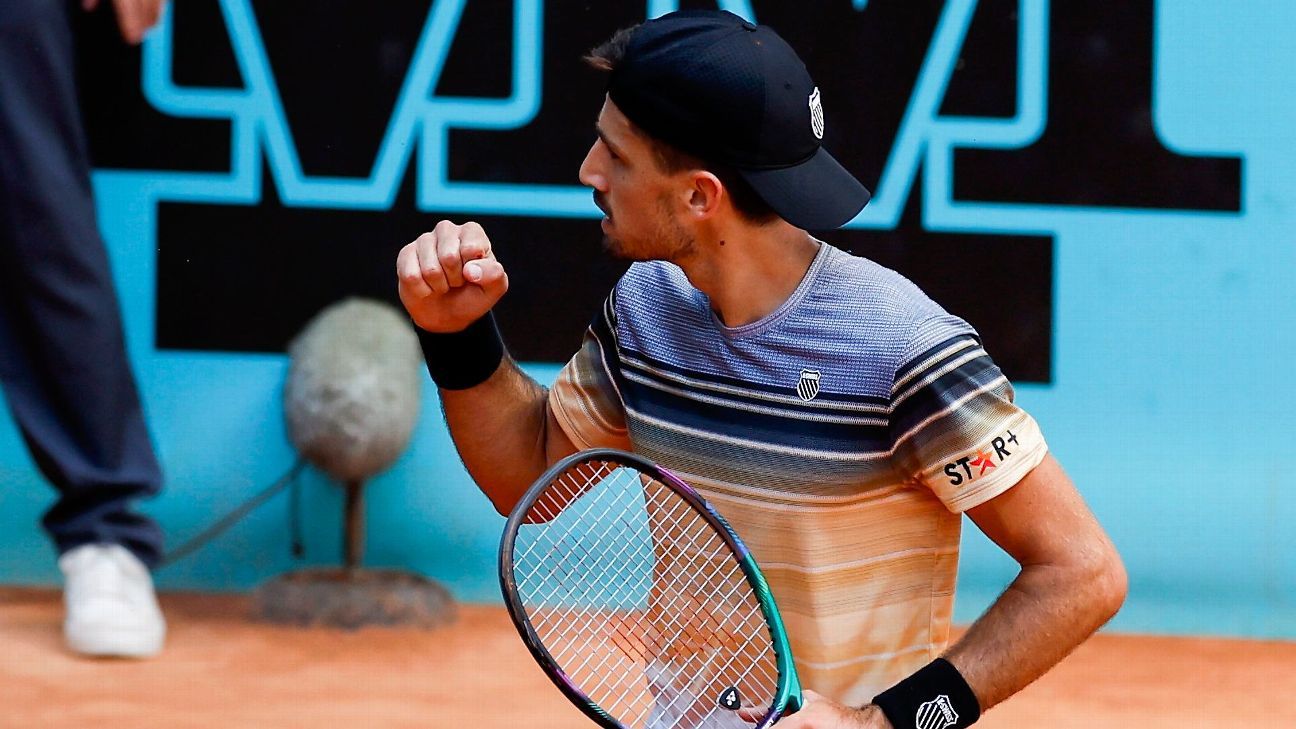 Cachín fue más que Cerúndolo en Madrid - ESPN