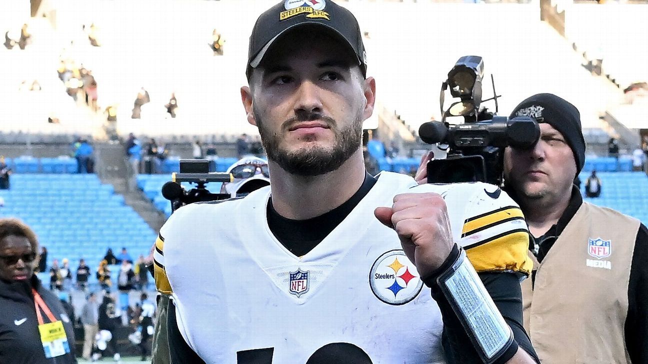 Steelers y Mitch Trubisky firman extension por dos años - ESPN