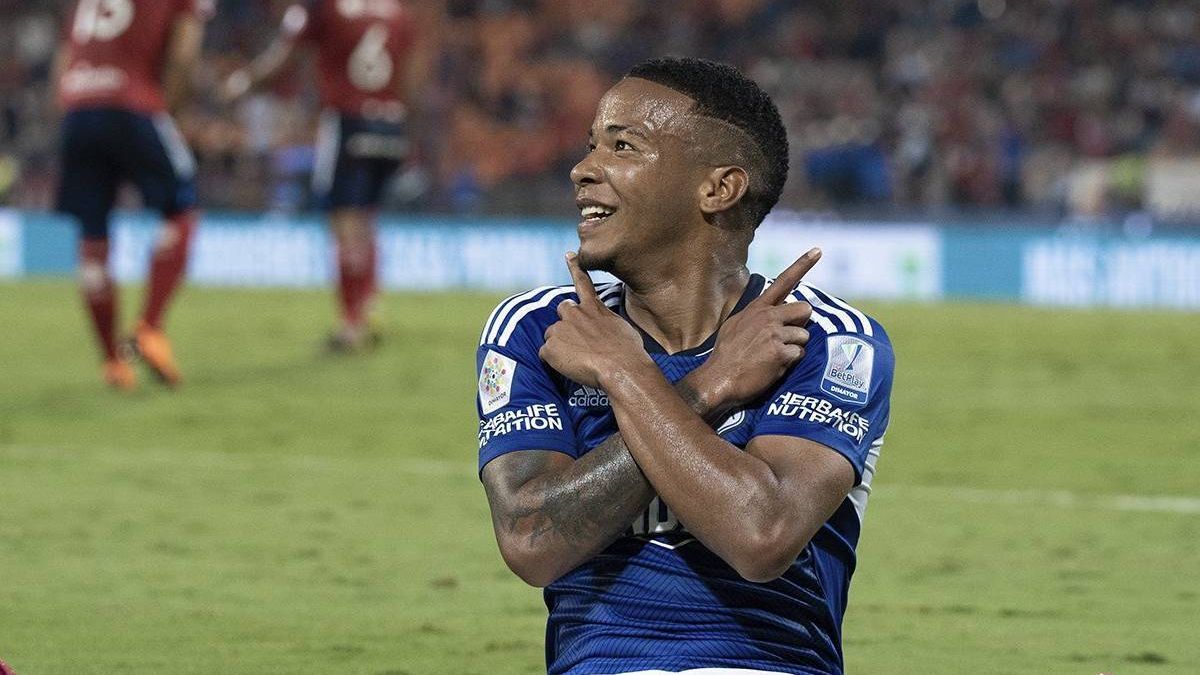 Beckham David Castro marcó su primer gol con Millonarios frente al ...