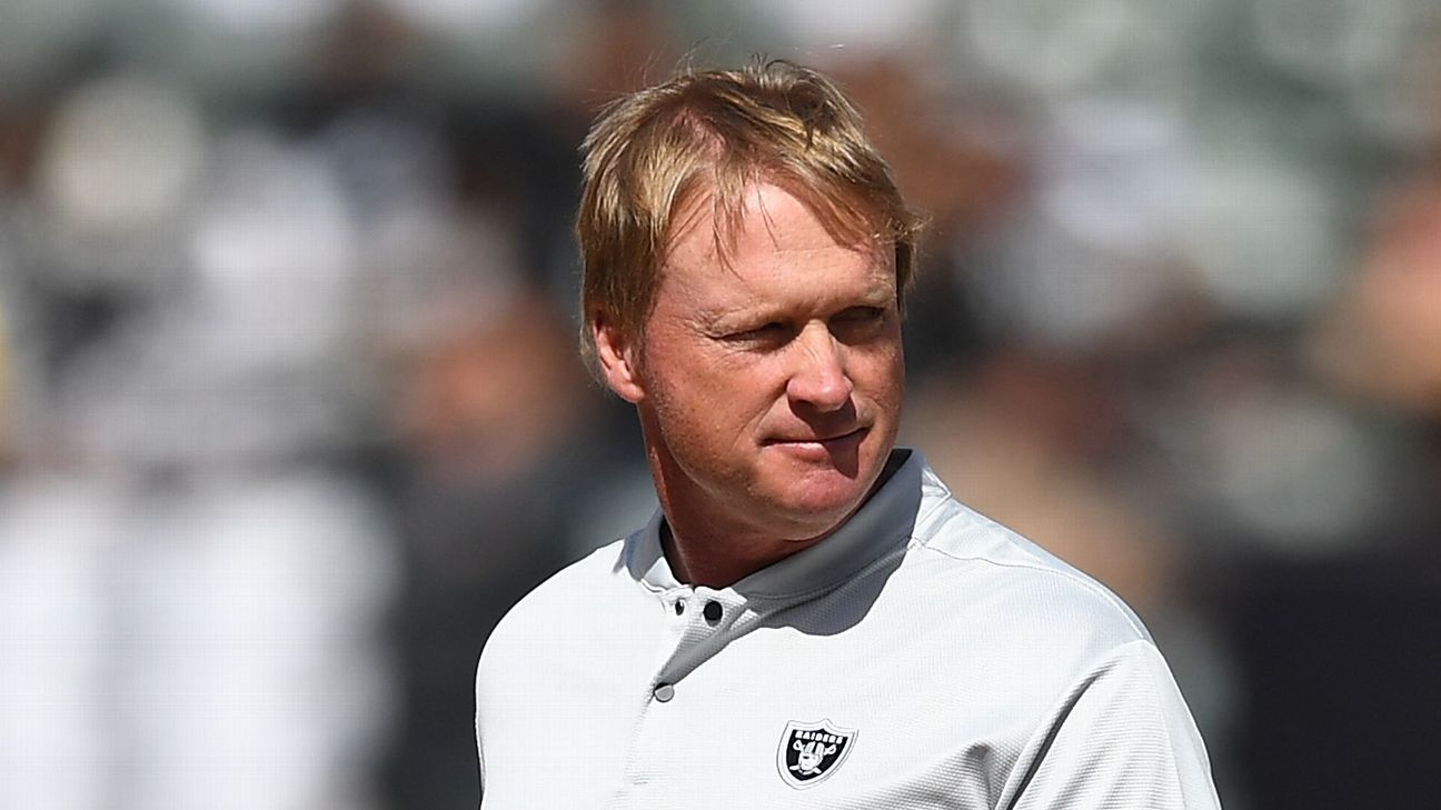 Visita de Jon Gruden fue para ayudar con Derek Carr, según Saints - ESPN