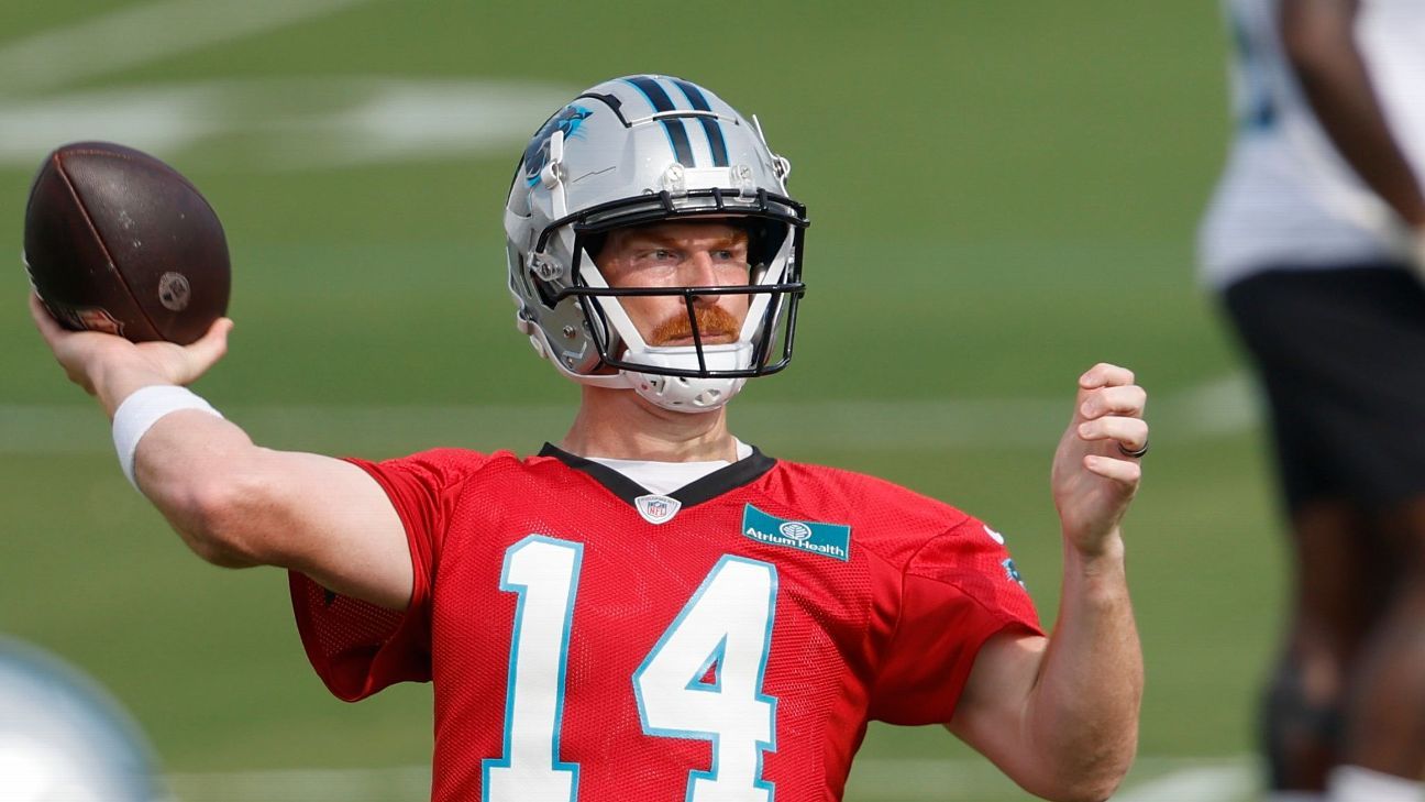 How Panthers' Andy Dalton is embracing role as Bryce Young's mentor ...