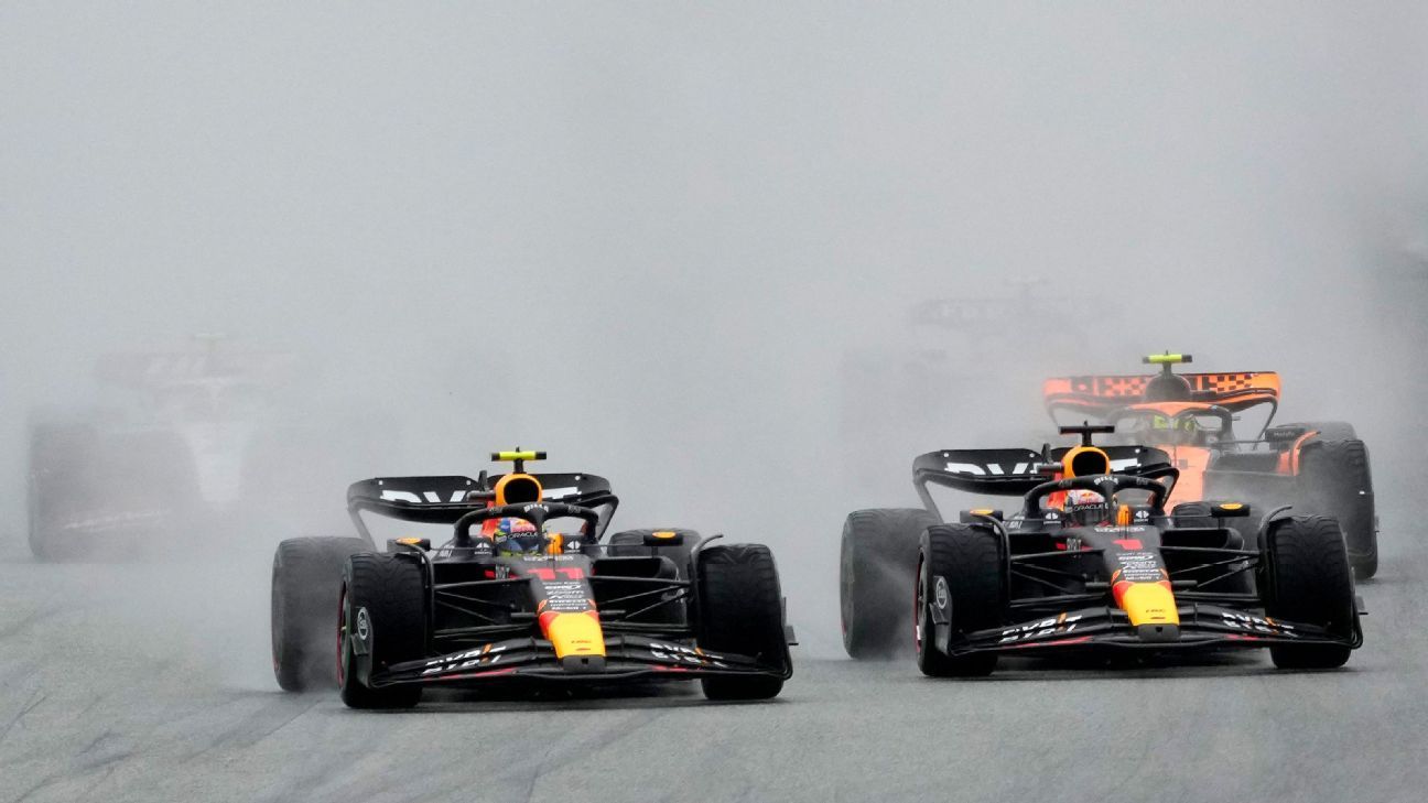 Checo Pérez finaliza segundo en la Sprint de Austria - ESPN