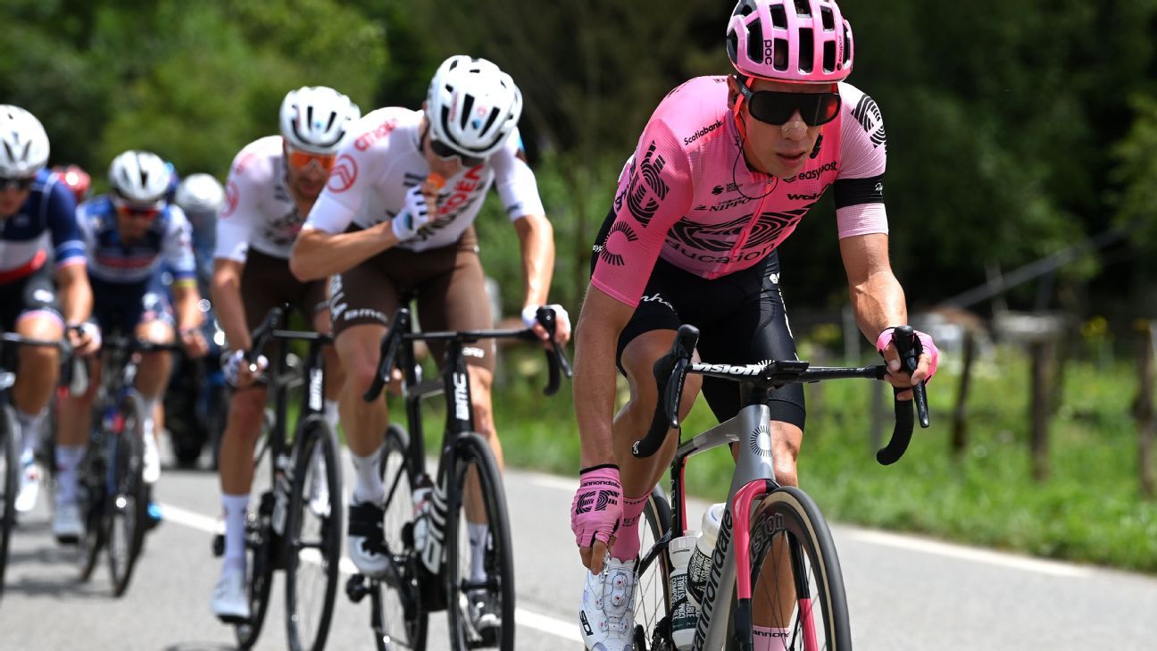 Rigo Urán se prepara para la primera etapa de montaña - ESPN