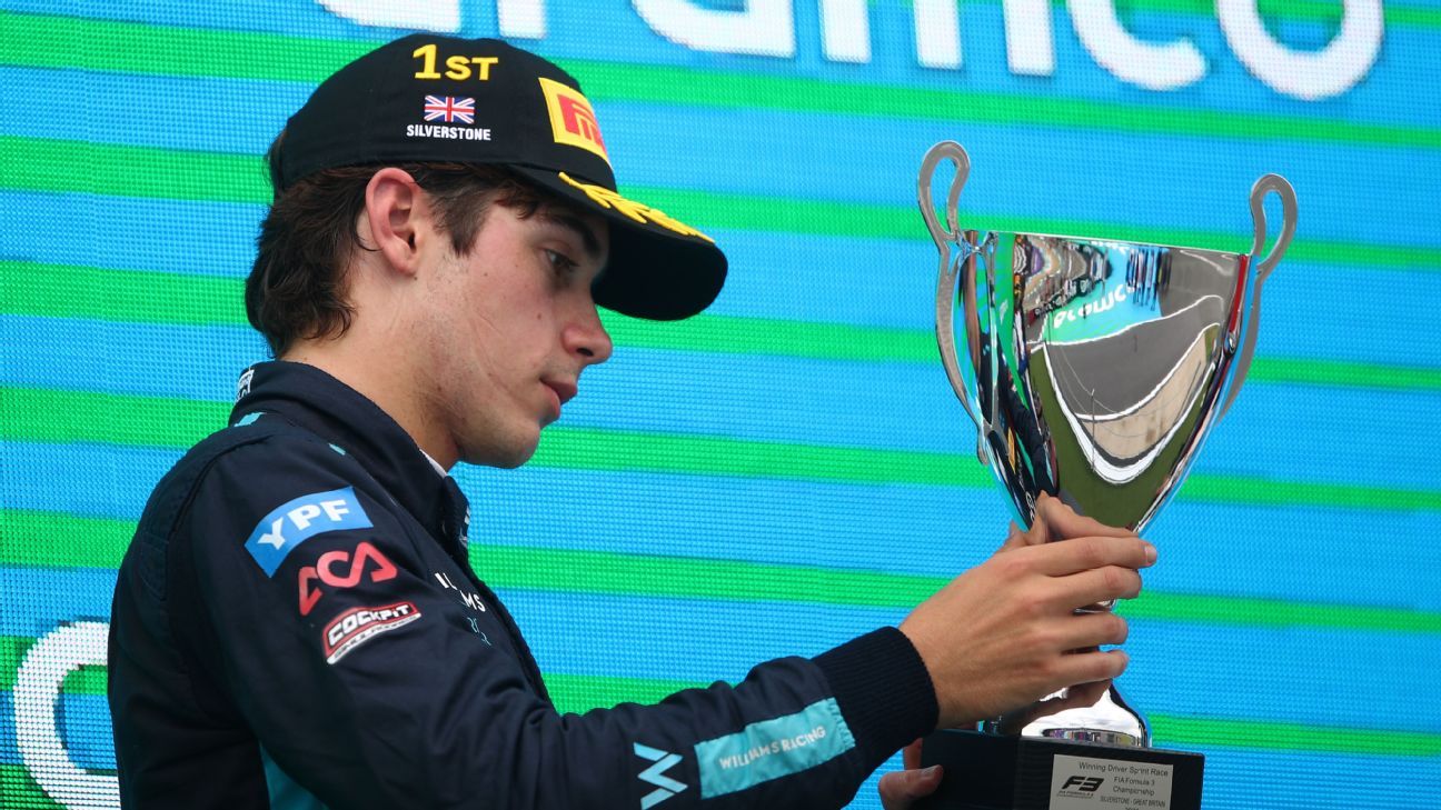 Fórmula 3: Franco Colapinto hizo historia en la Sprint Race de Silverstone, Montoya finalizó 8 ...