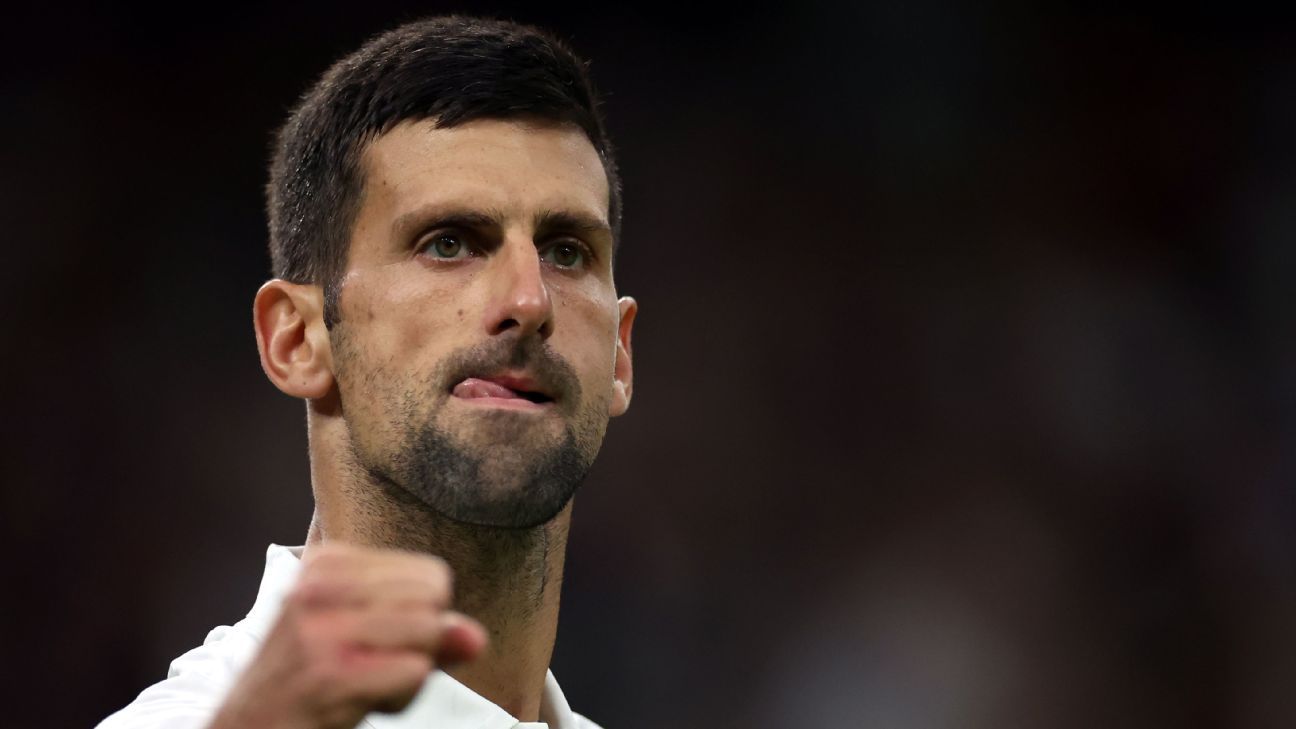 Djokovic sigue haciendo historia y rompió un récord más en Wimbledon - ESPN