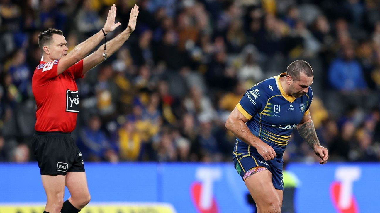 NRL Eels' NRL finals charge hit with bans for key pair - ESPN