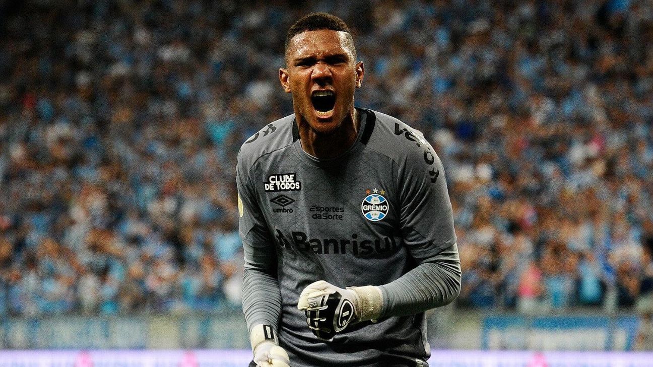 Bahia encaminha contratação de goleiro do Grêmio por empréstimo - ESPN