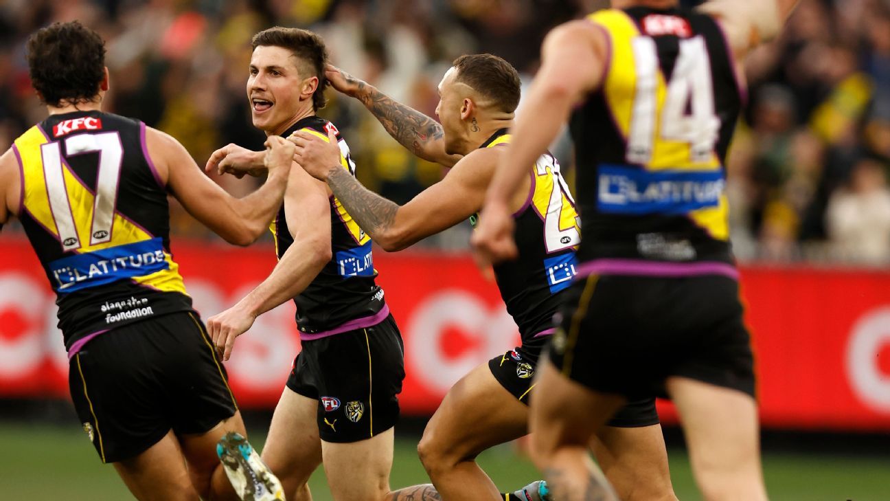 Liam Baker the hero as Tigers storm home to pip Hawks - ESPN