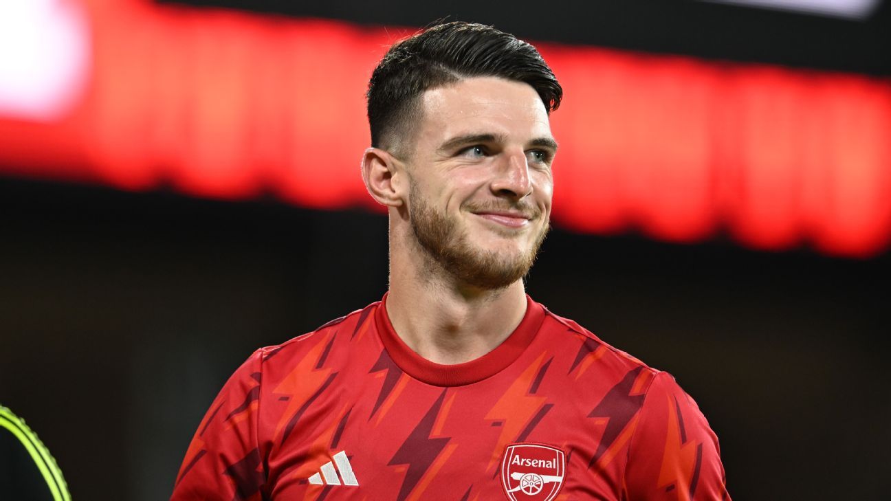 Declan Rice ready to return Arsenal to Premier League summit - ESPN