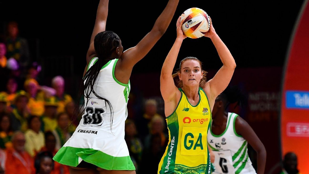 Australian Diamonds open Netball World Cup campaign with big win - ESPN