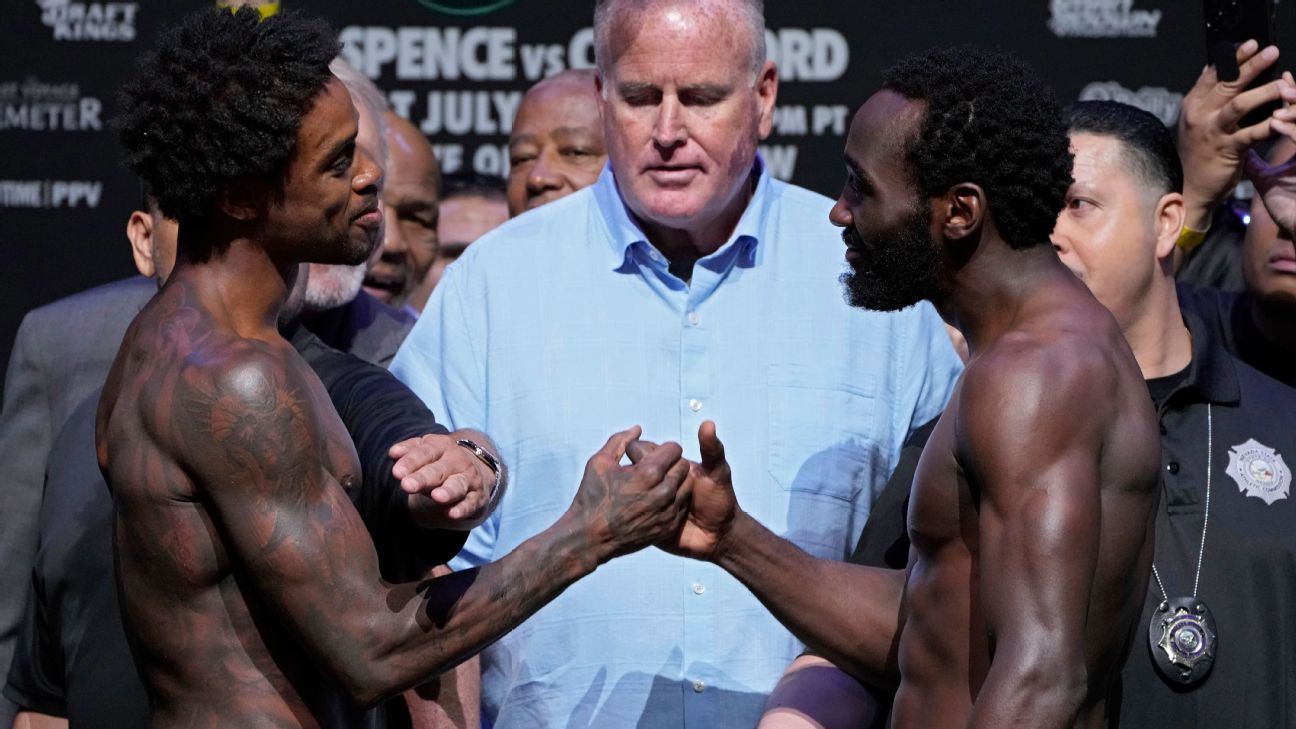 Opiniones muy parejas de cara al duelo Errol Spence Jr vs. Terence ...