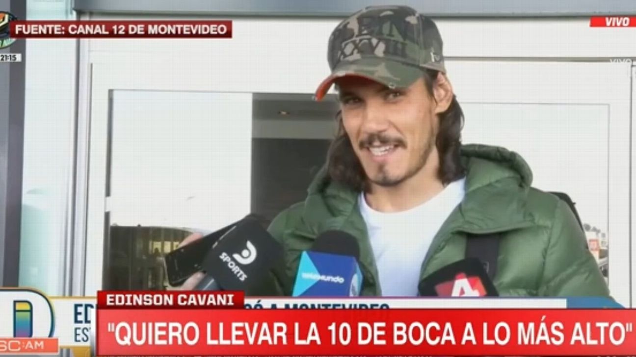 Edinson Cavani: "Boca es uno de los más grandes del mundo" - ESPN