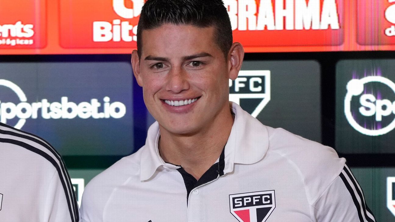 El primer partido de James con Sao Paulo podría darse antes y en el ...
