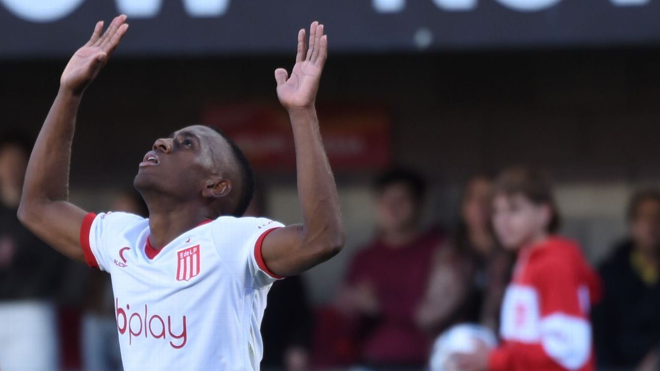 Alexis Castillo Manyoma convirtió su primer gol en Argentina - ESPN