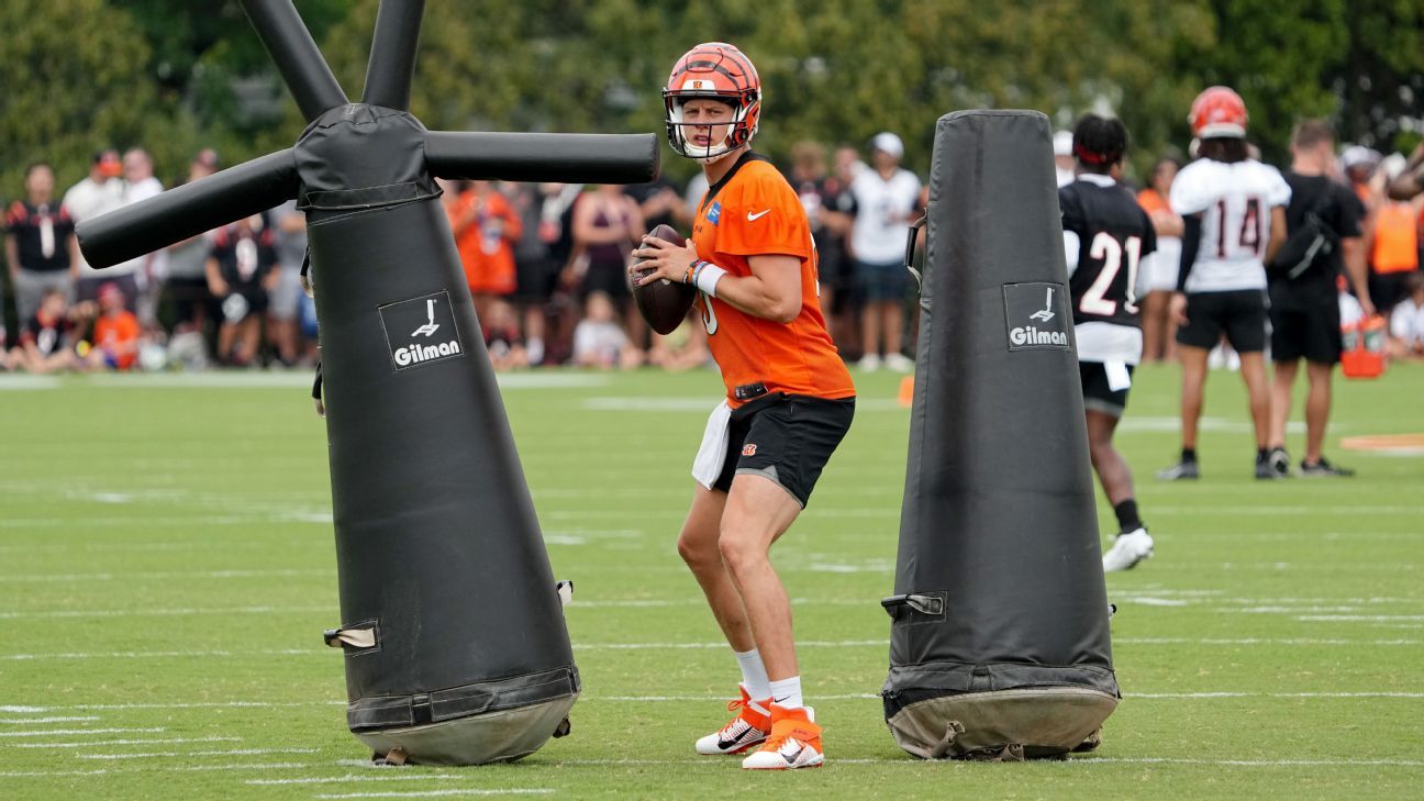 Joe Burrow regresa a entrenar tras un mes fuera por lesión - ESPN