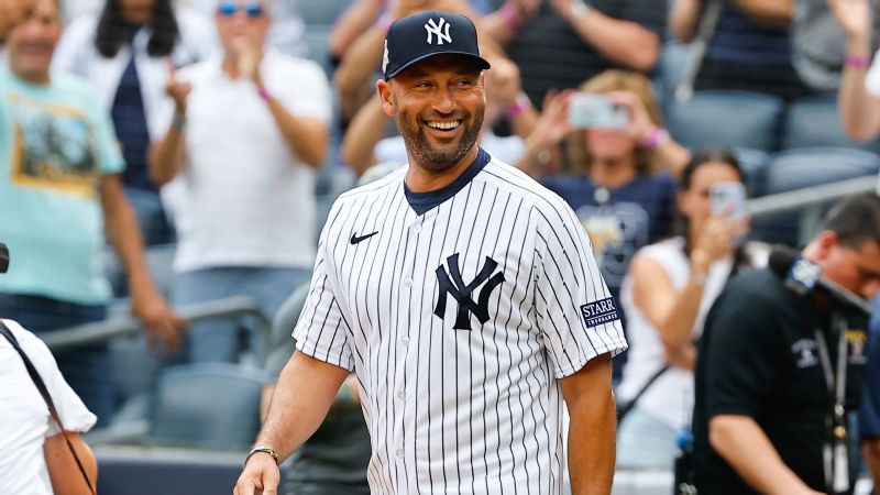Derek Jeter regresa al Yankee Stadium para celebrar el equipo de 1998 ...