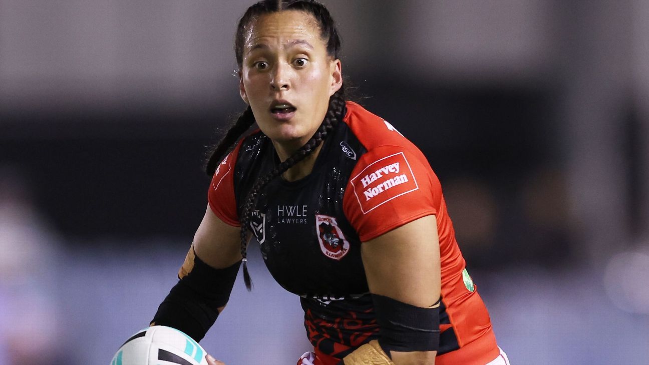 NRLW star Nathan-Wong cleared of neck damage - ESPN