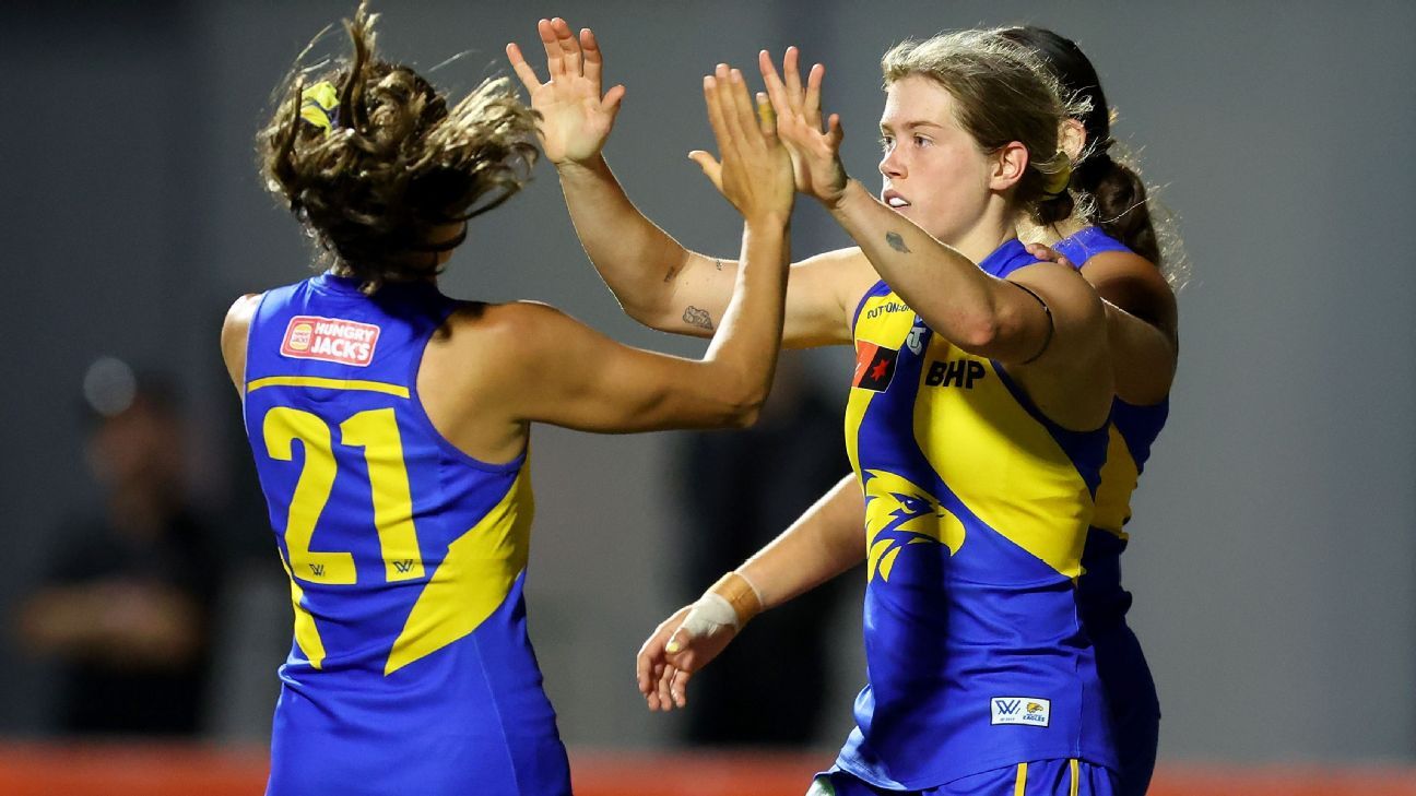 AFLW West Coast Eagles stun Port Adelaide to kickstart season - ESPN