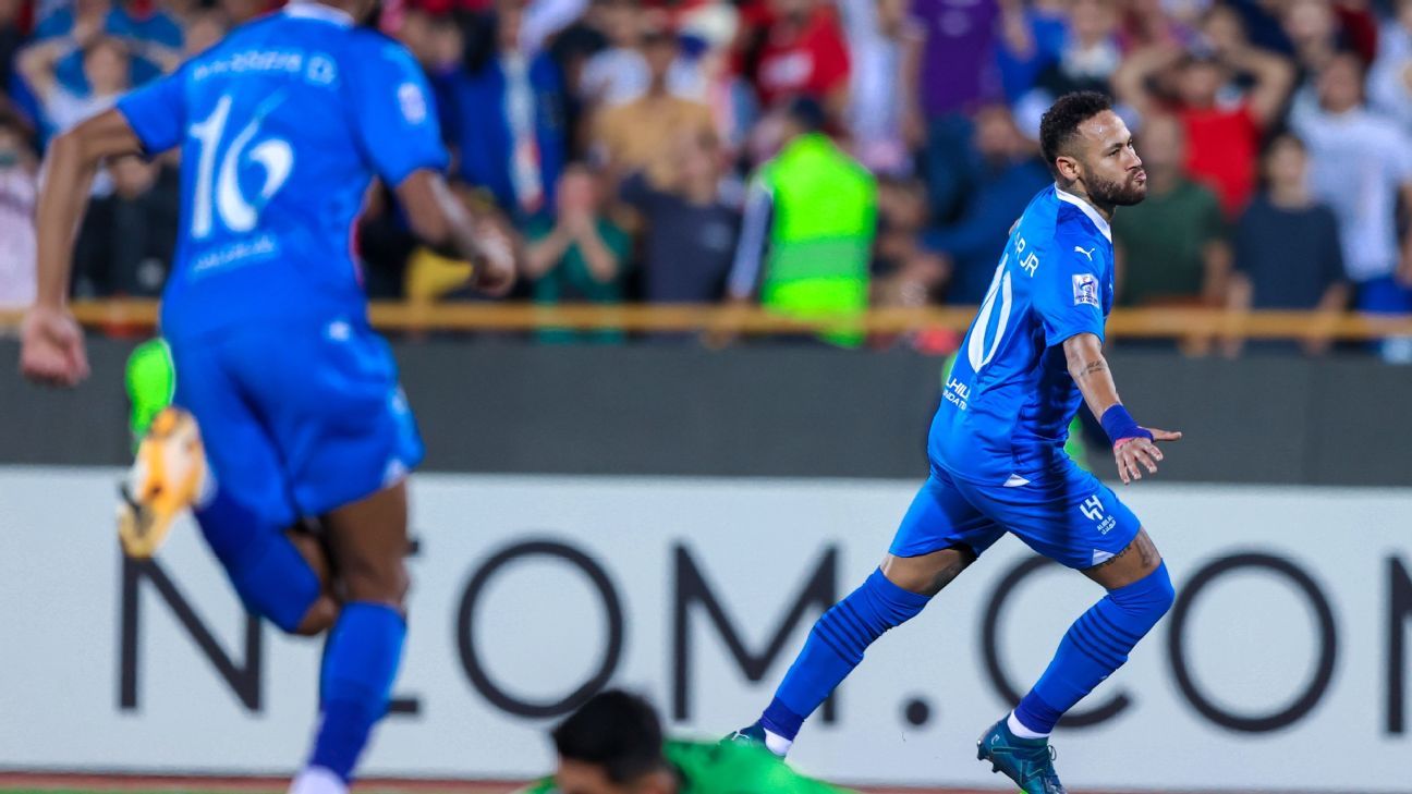 Neymar Marcó Su Primer Gol Con La Camiseta Del Al Hilal Espn