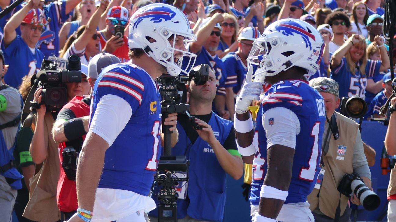 Buffalo Bills offense chasing history behind Josh Allen, Stefon Diggs ...