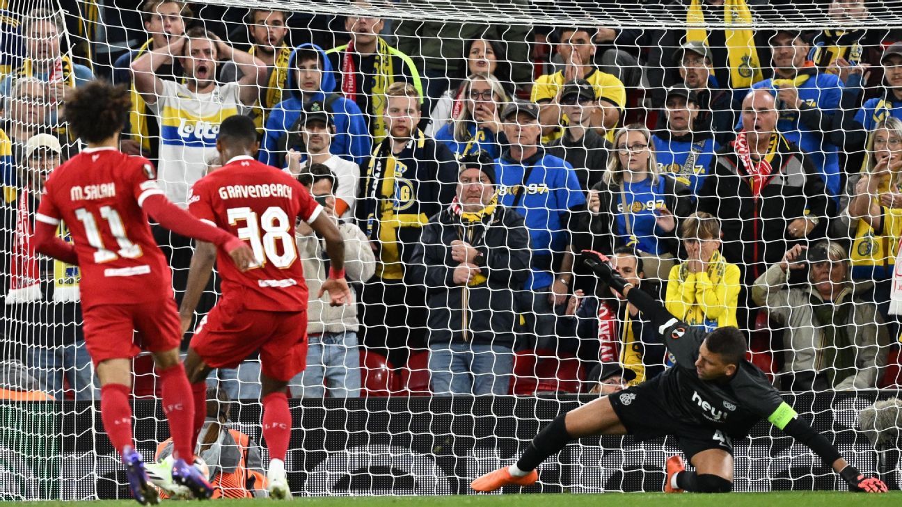 Frimpong en Gravenberch scoren, moeilijke avond Padt - ESPN