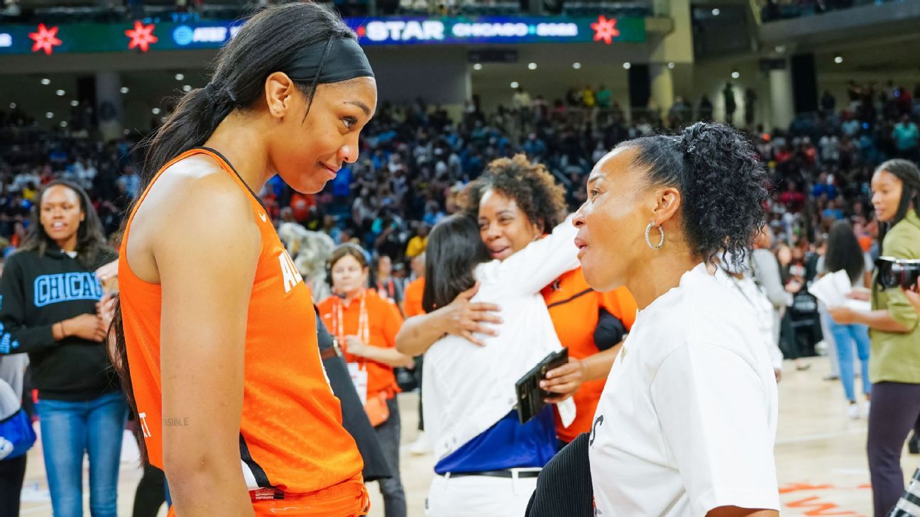 Aces' A'ja Wilson seeks WNBA advice from Sheryl Swoopes - ESPN