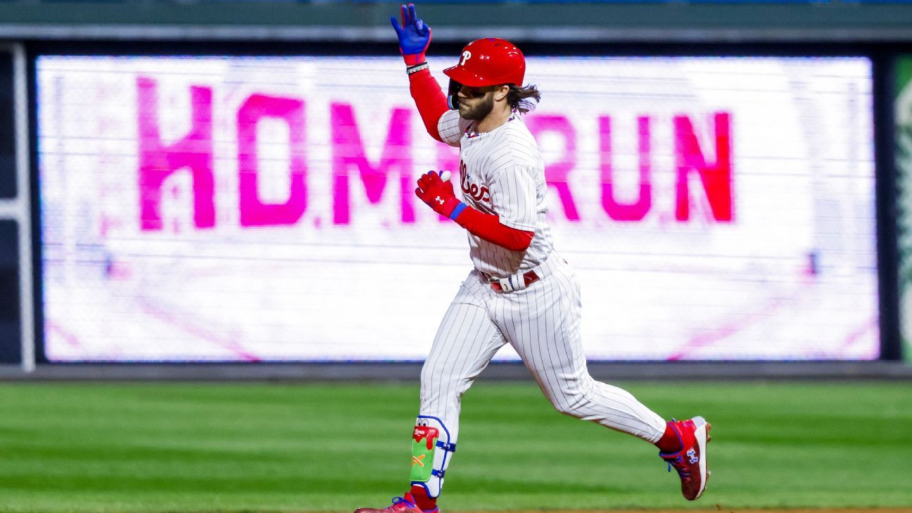 Bryce Harper hace historia al dar jonrón en su cumpleaños - ESPN