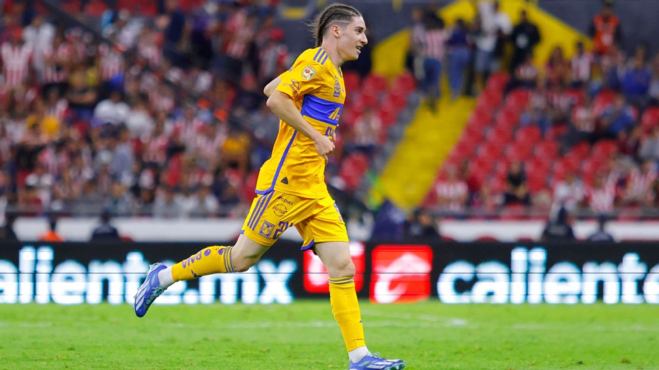 Marcelo Flores se estrena con Tigres en goleada a Chivas - ESPN