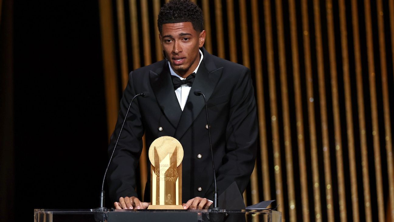 Bellingham vence Troféu Kopa, prêmio de melhor sub-21 do mundo - ESPN