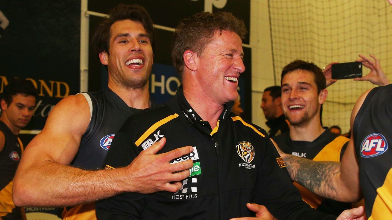 AFL Richmond Tiger great Alex Rance reunites with Daniel Hardwick at ...