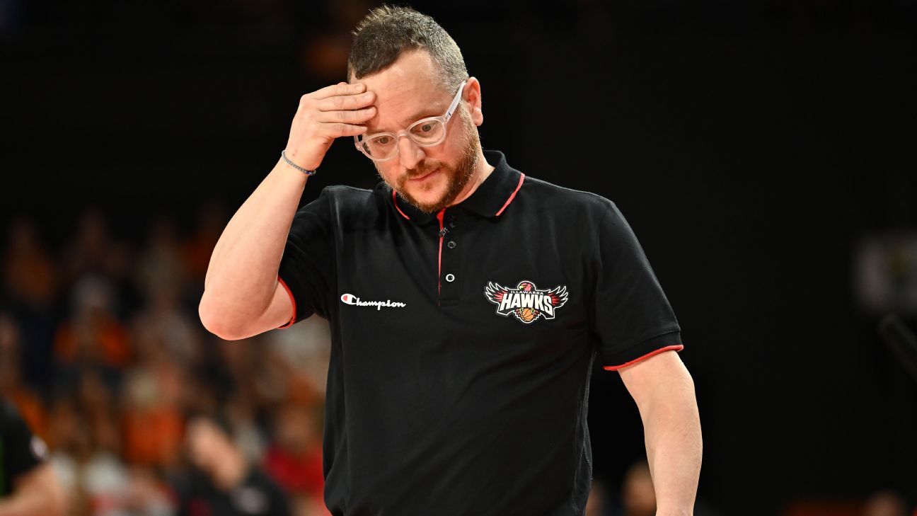 Illawarra Hawks sack coach Jacob Jackomas after horror NBL start - ESPN