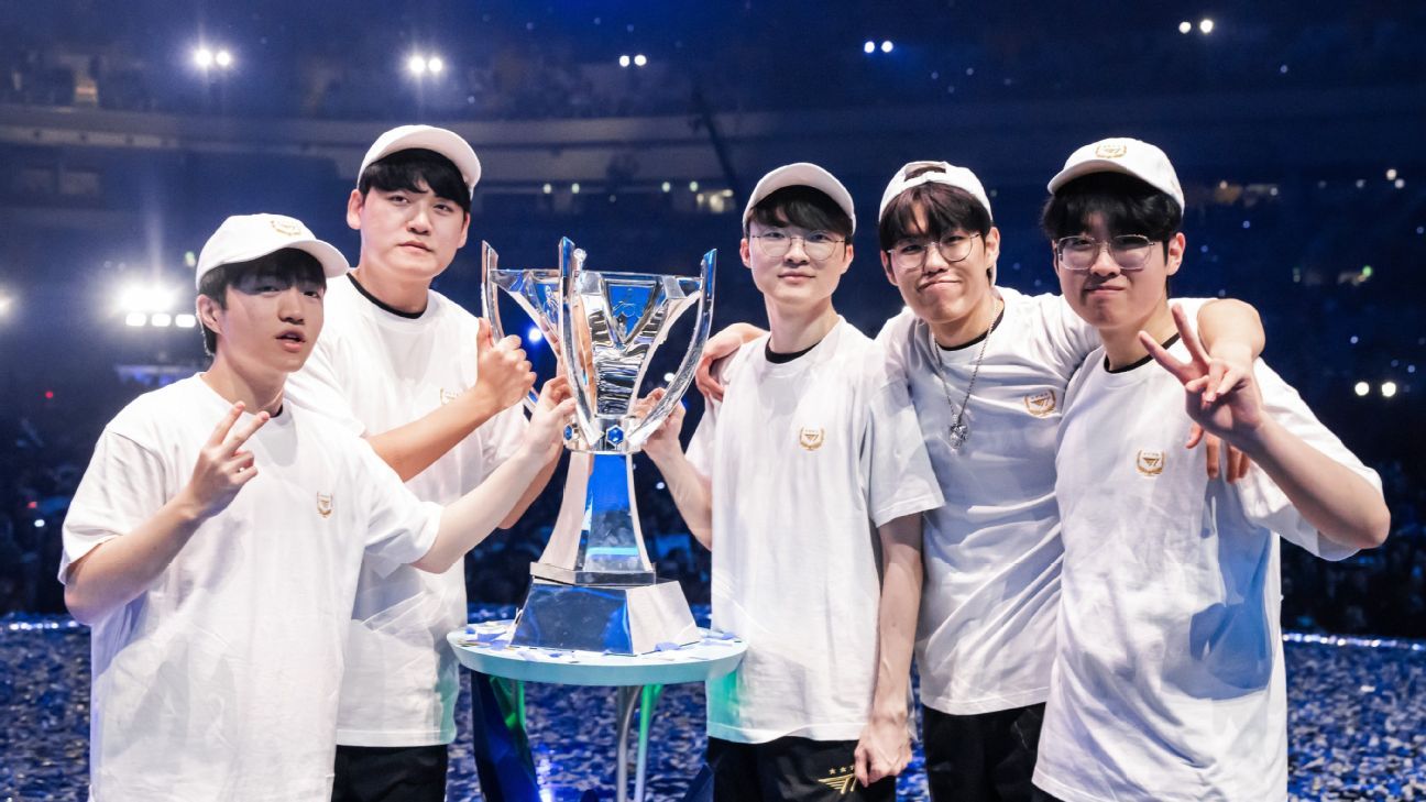 Faker y T1 se consagraron campeones del Worlds 2023 de League of Legends - ESPN