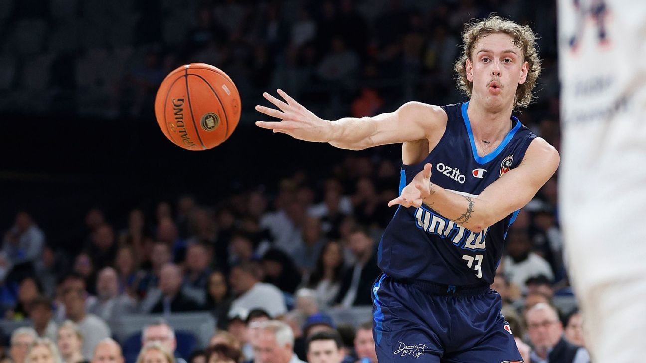Melbourne United's Luke Travers playing a patient game with the NBA - ESPN