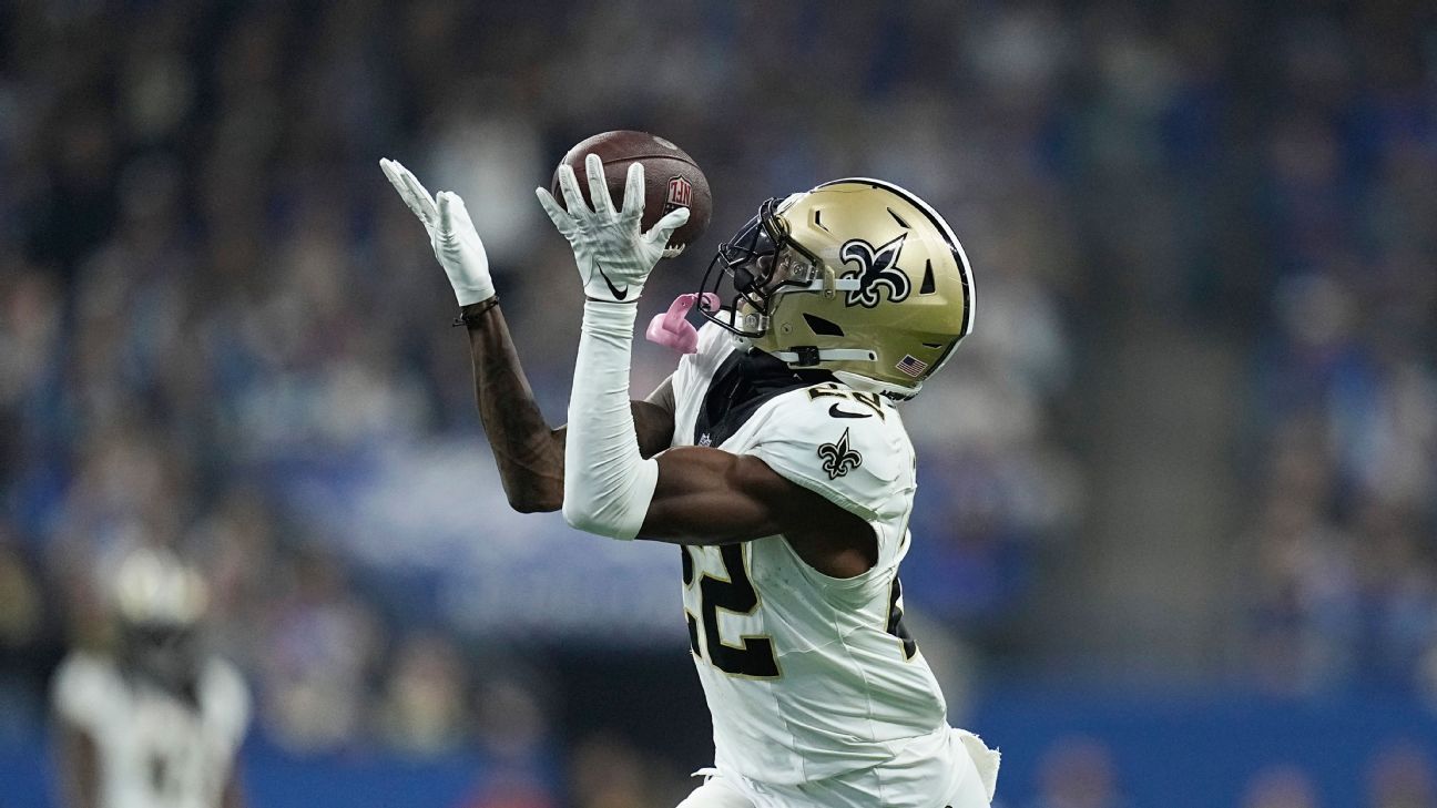 Saints close gap on Rams with Derek Carr to Rashid Shaheed touchdown ...