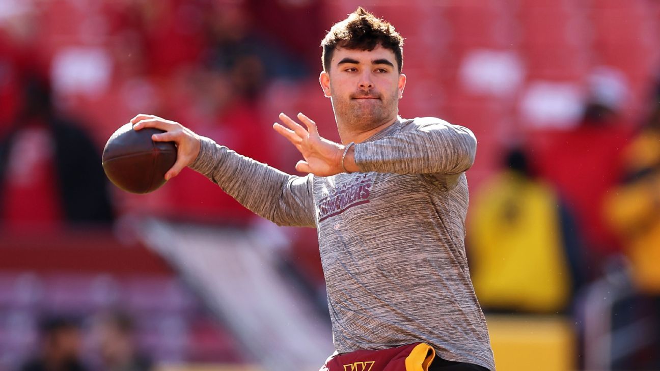 Sam Howell iniciará con Commanders vs Niners - ESPN