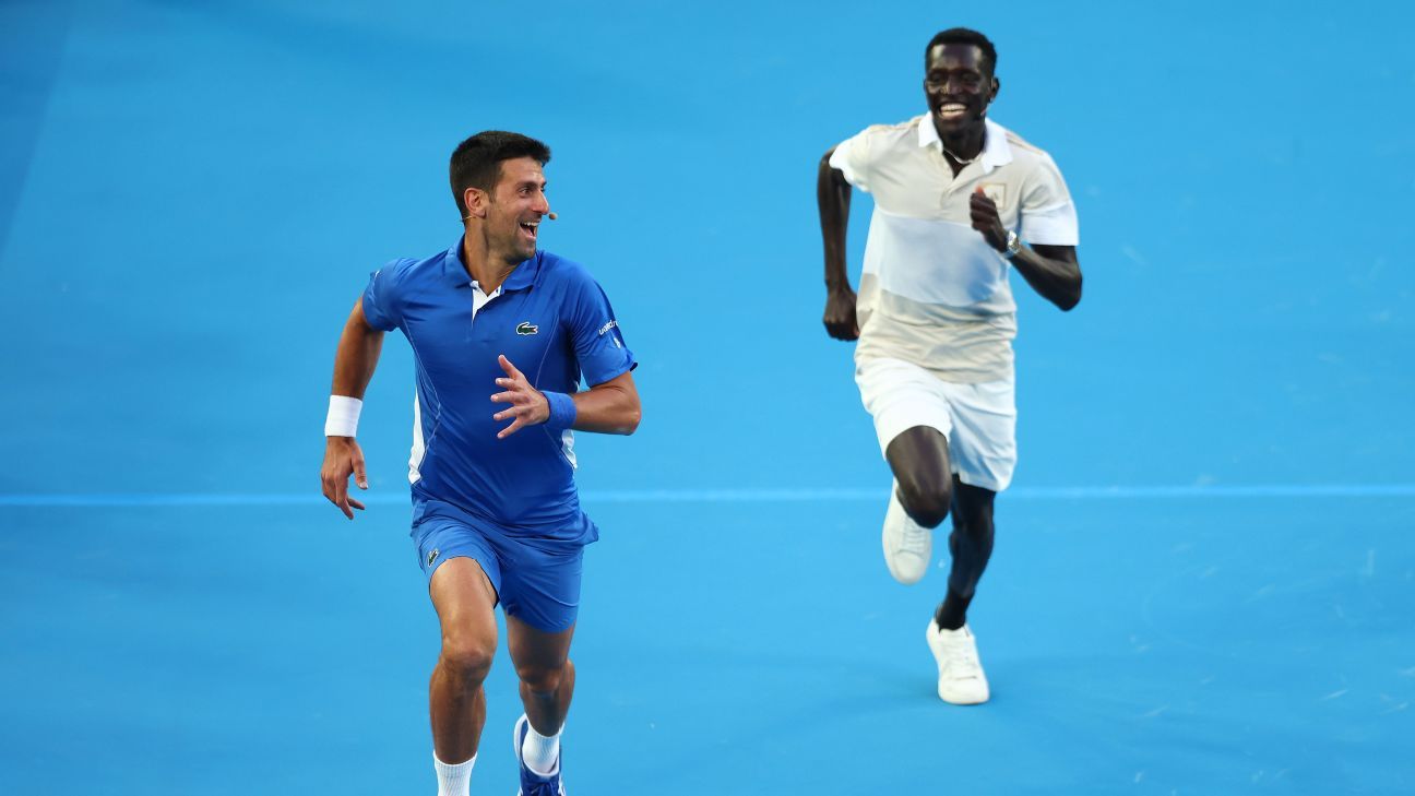 Novak Djokovic y una carrera sin igual con Peter Bol - ESPN