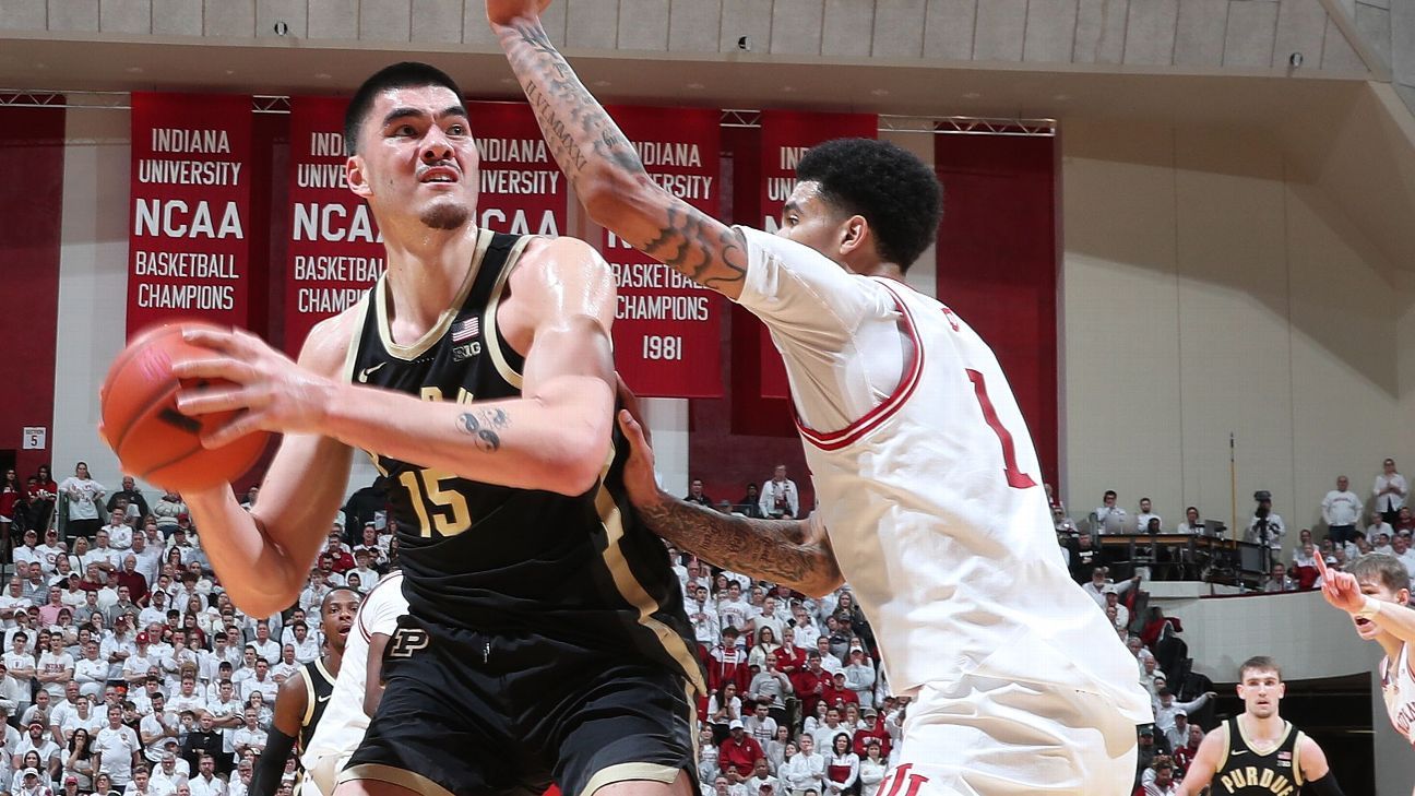 Zach Edey scores 33 as No. 2 Purdue pounds Indiana by 21 - ESPN