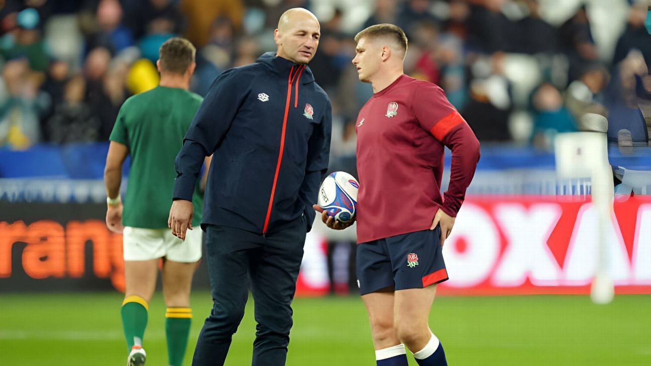 Steve Borthwick habló de la posible partida de Owen Farrell - ESPN