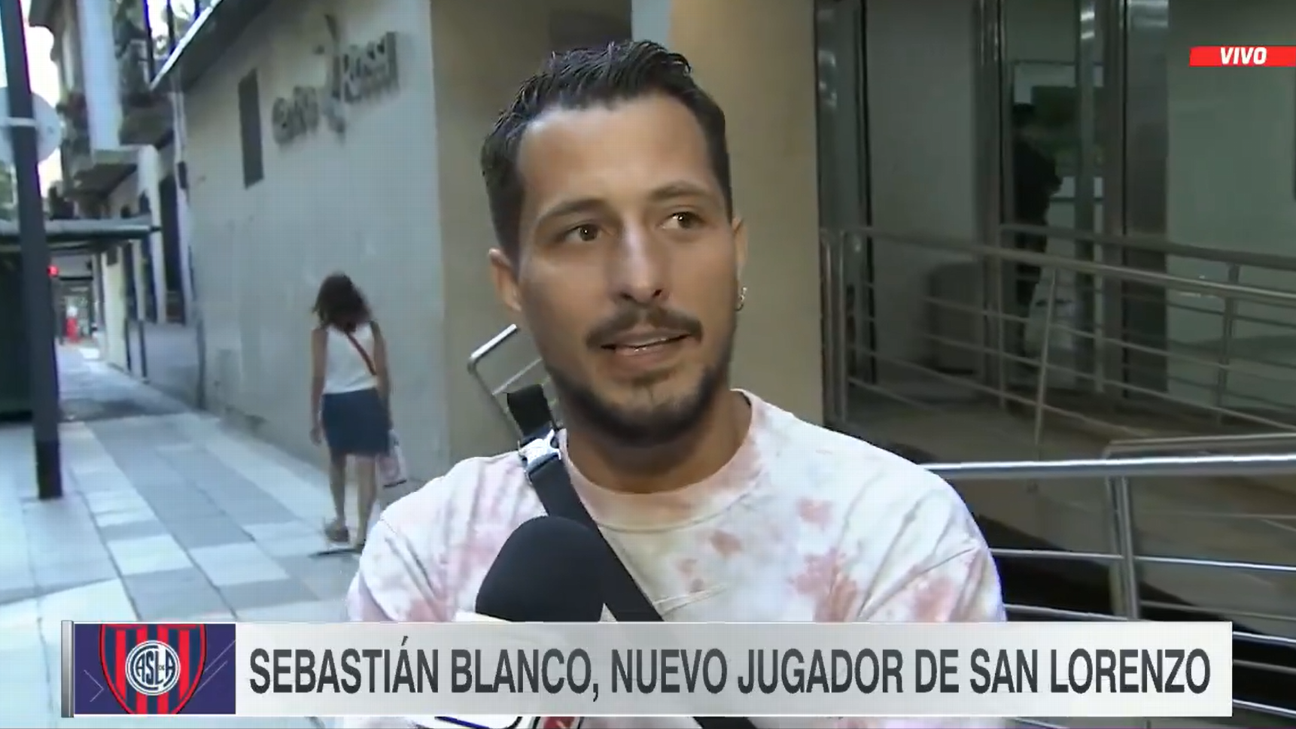 Sebastián Blanco vuelve a San Lorenzo: se hizo la revisión - ESPN