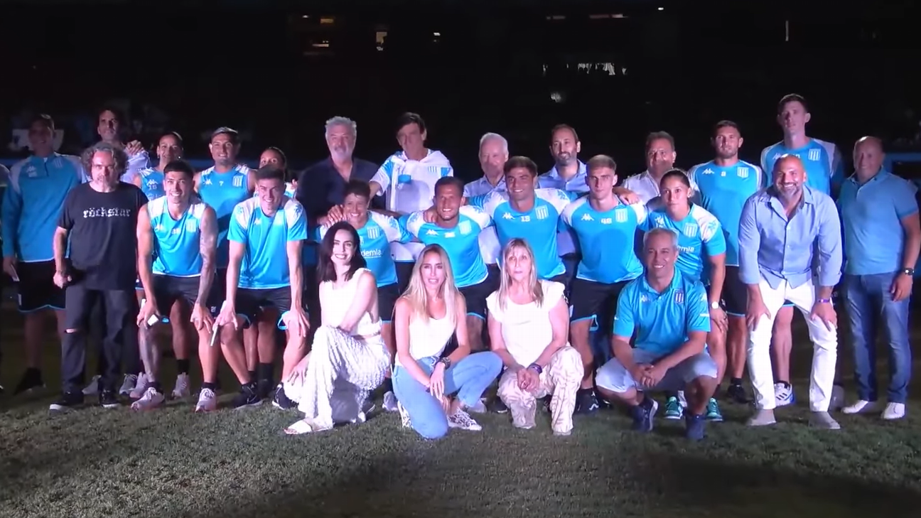 Racing hizo una presentación especial de sus refuerzos en el Cilindro ...