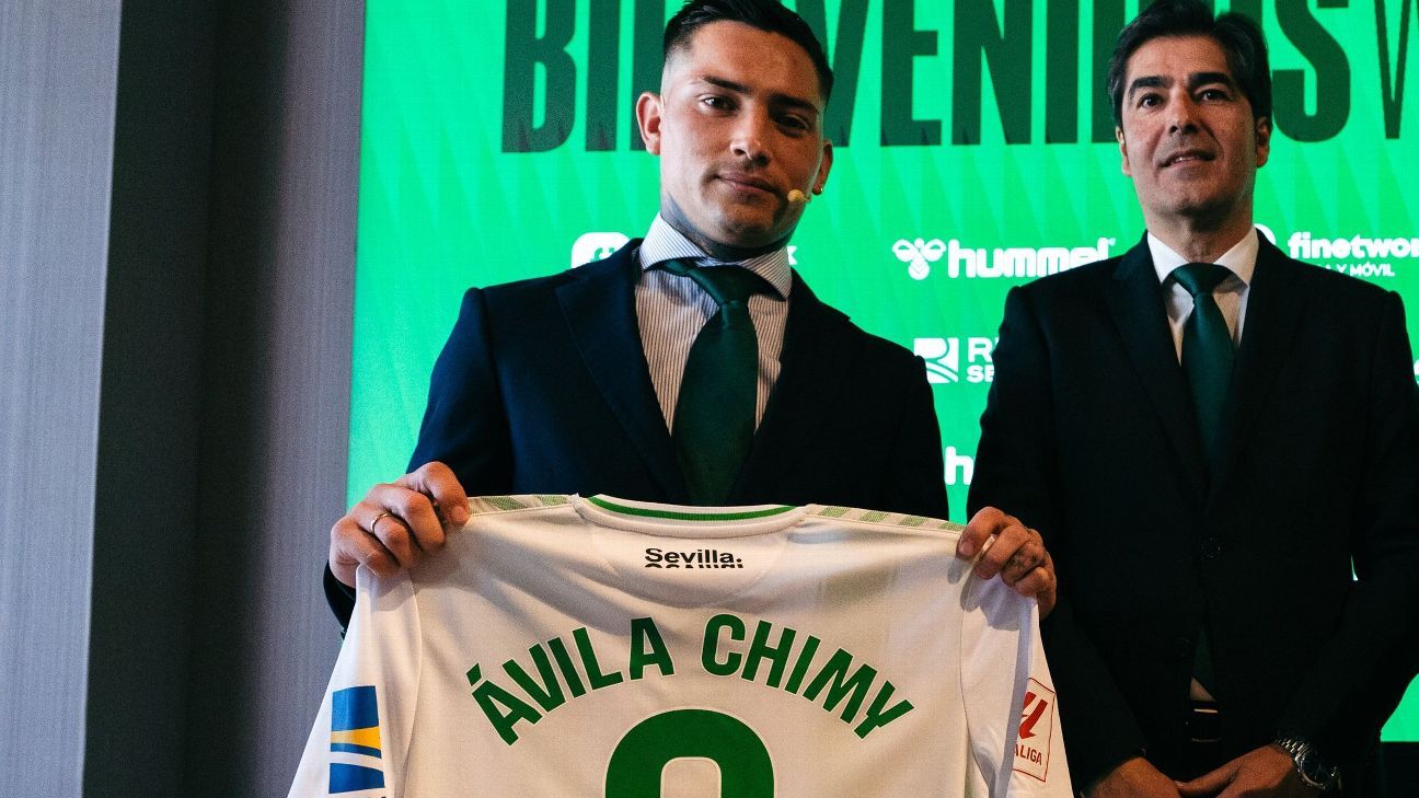 Betis presentó oficialmente a Chimy Ávila como refuerzo - ESPN