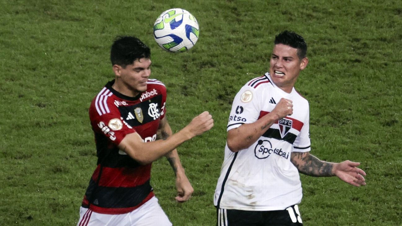 James deja Sao Paulo con 14 partidos y sin minutos en 2024 - ESPN