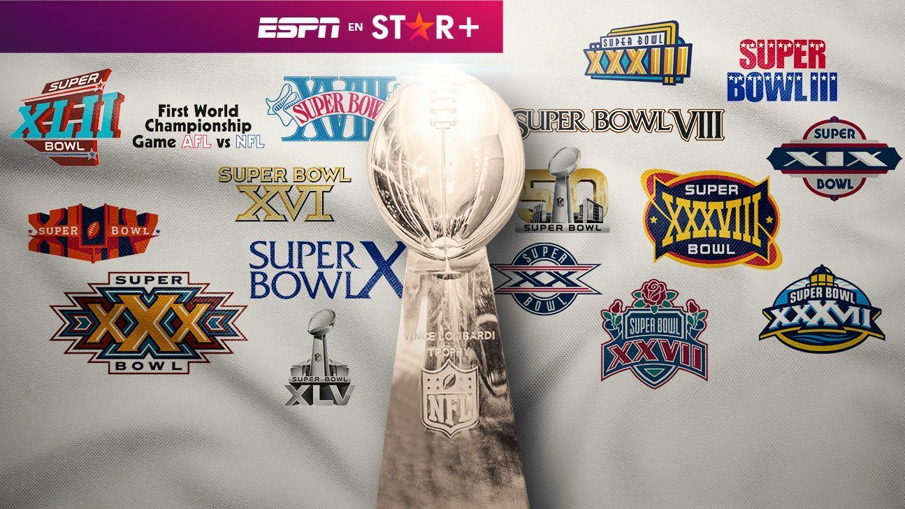 Revive todos los Super Bowls de la historia por la señal de Star+ - ESPN