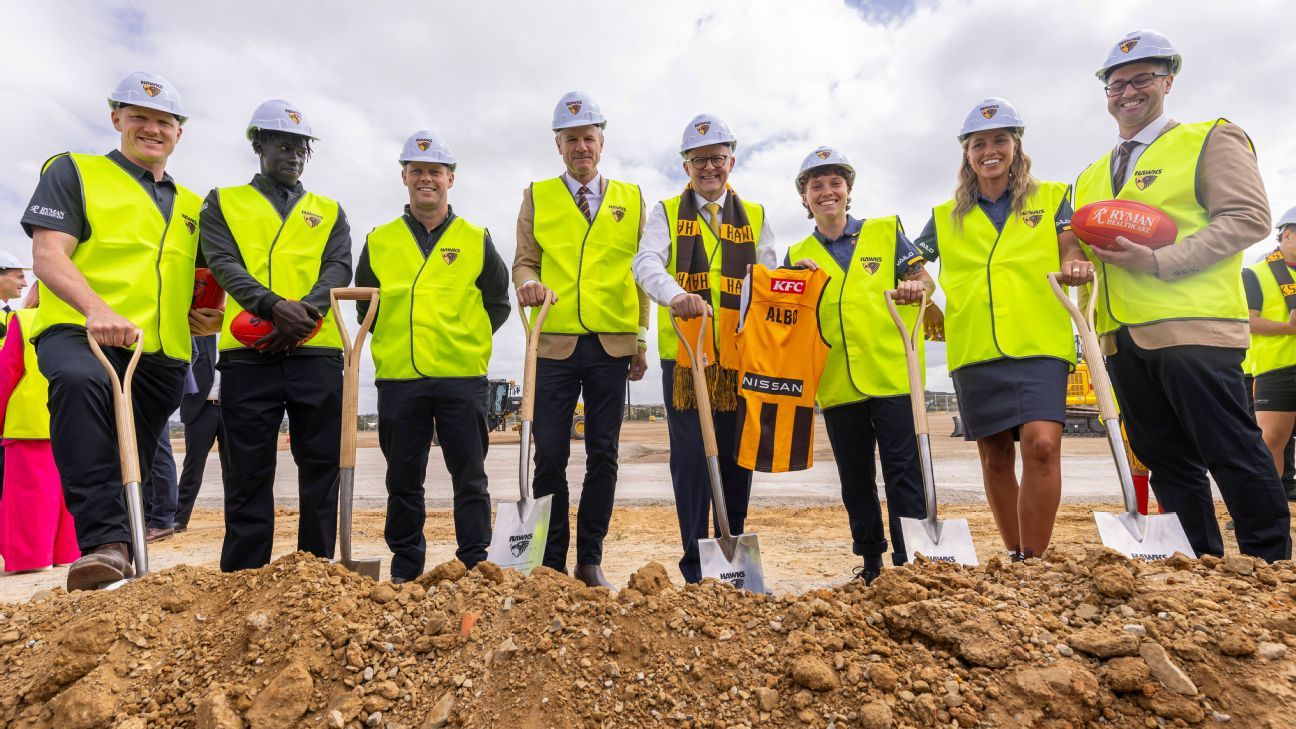 Work begins on Hawthorn's new $100 million home - ESPN