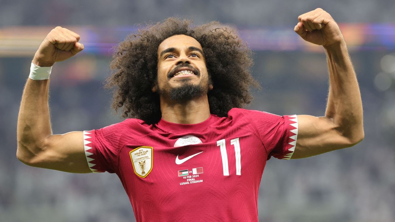Embalado por 'mágica', Qatar vence Jordânia e é bi da Copa da Ásia - ESPN