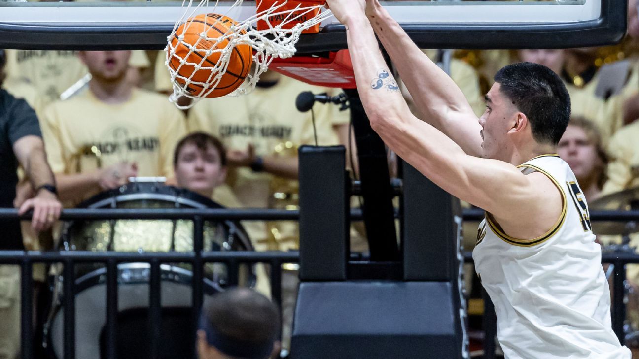 Zach Edey scores 32 as Purdue clinches share of Big Ten title - ESPN