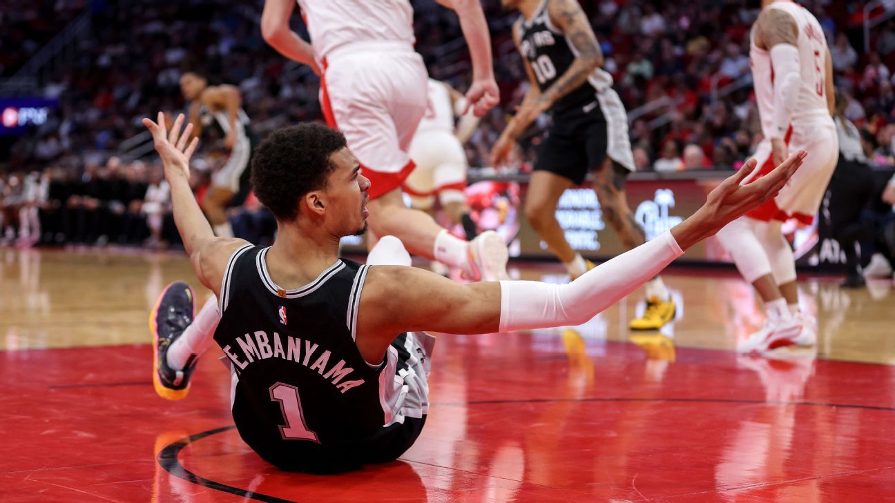 Wembanyama mist duel met Kings door enkelblessure - ESPN