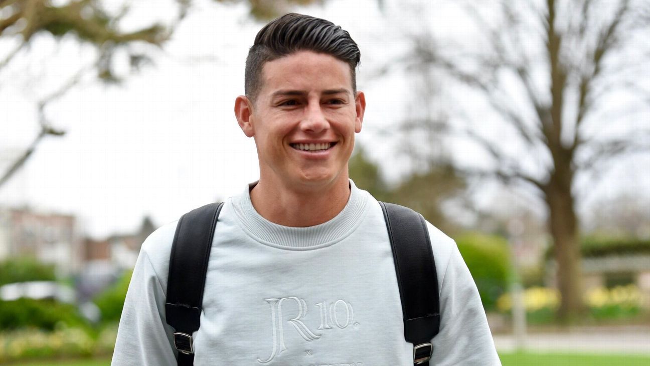 ¡Capitán presente! James ya concentra con Colombia en Inglaterra - ESPN