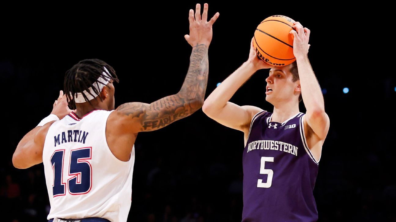 Ryan Langborg helps Northwestern by FAU in NCAA tournament - ESPN