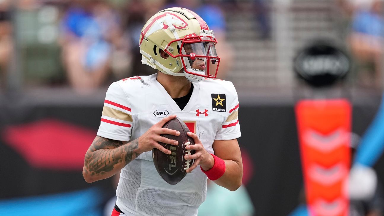 2024 UFL Week 2 odds lines, spreads, QBs, notable players - ESPN